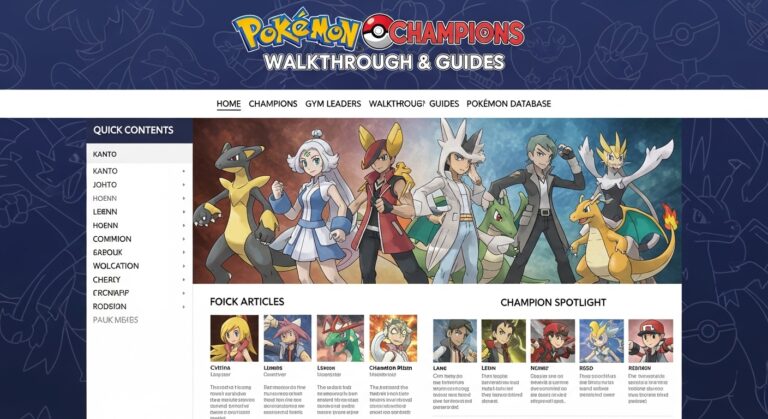 Guide - Pokemon Champions